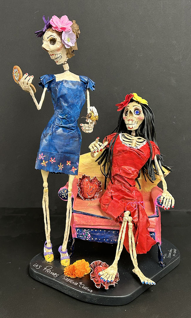 Artist Carlos Lecanda Exhibits ‘Las Catrinas’ Art At Community Library ...