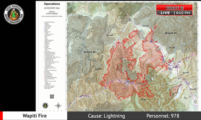 Overview of Wapiti Fire | Wood River Weekly